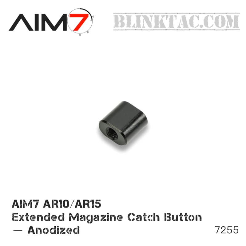 AIM7 AR10/AR15 Extended Magazine Catch Button—Anodized - AIM7 Tactical