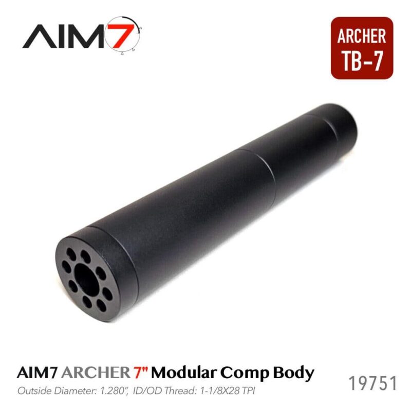 AIM7 Precision ARCHER TB Modular Linear Compensator Body w/ End Cap ...