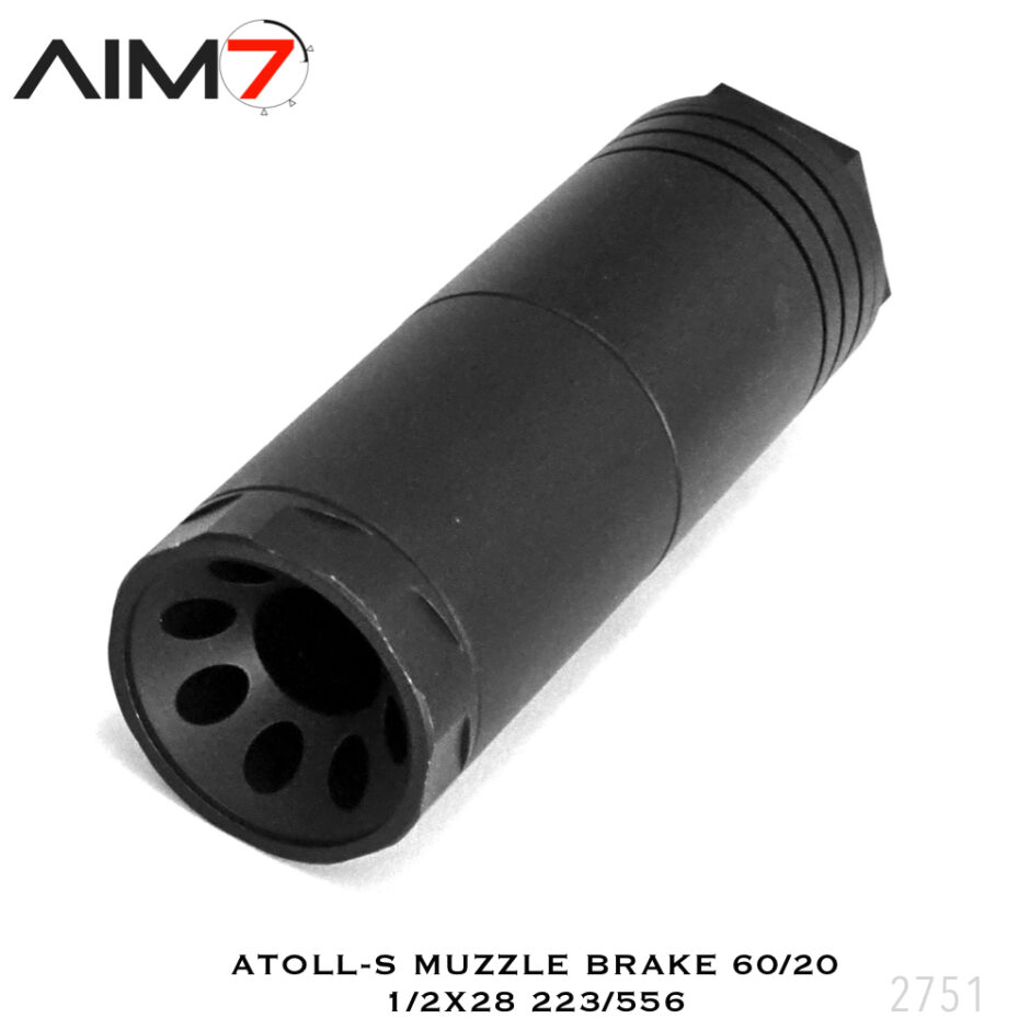 AIM7 ATOLL-S 60/20 Muzzle Brake - AIM7 Tactical