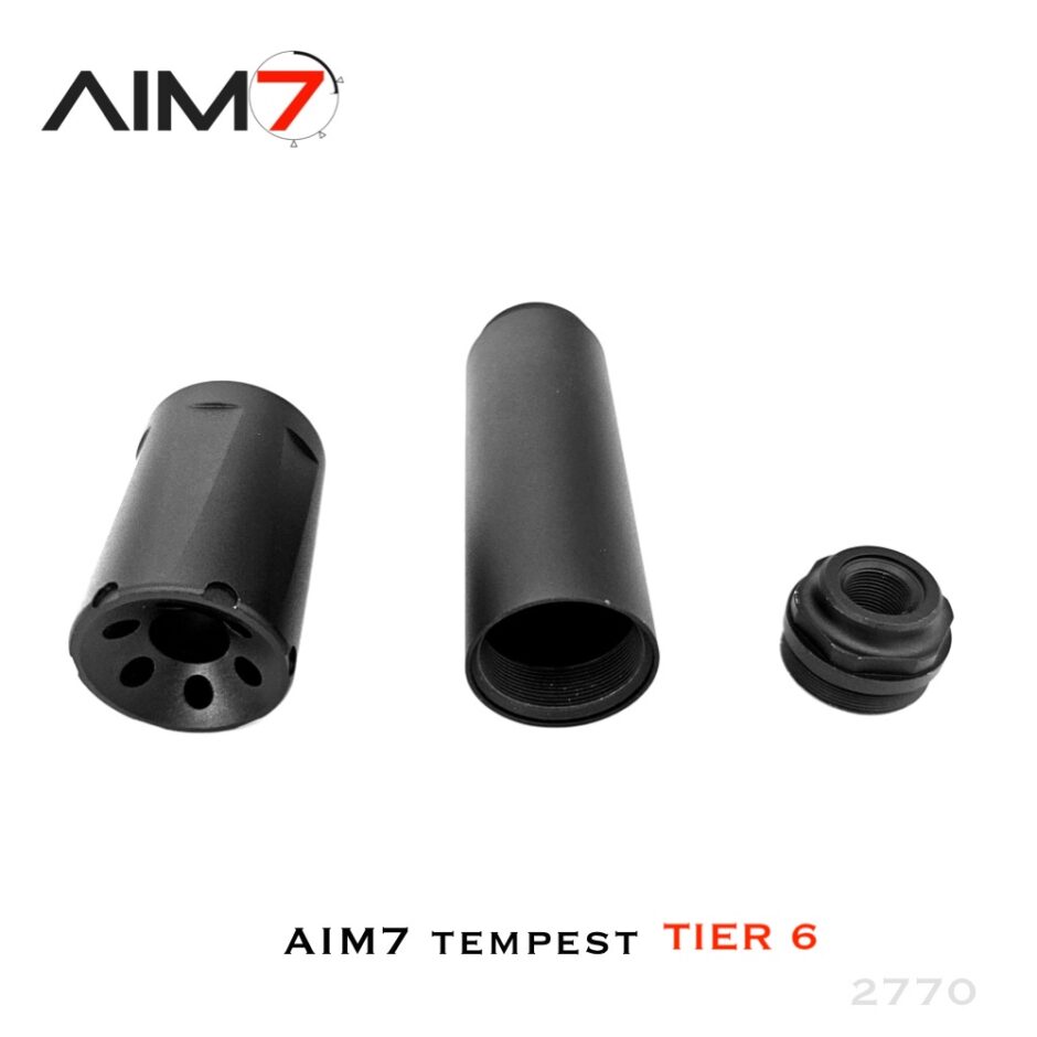 AIM7 TEMPEST Tier Linear Muzzle Compensators - AIM7 Tactical