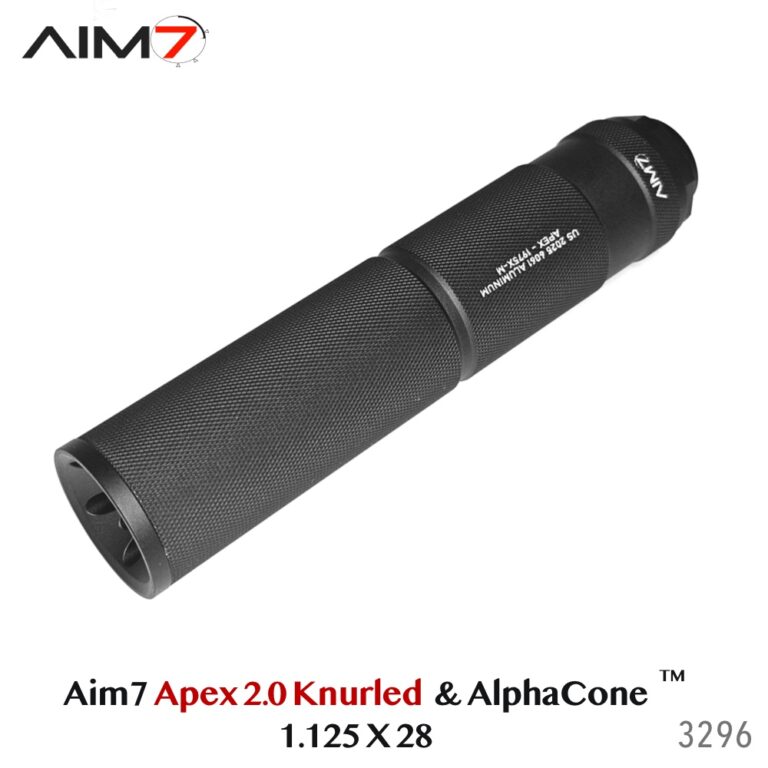 AIM7 APEX 2.0 Knurled Modular Comp With AlphaCone 556/308/9mm/45ACP ...